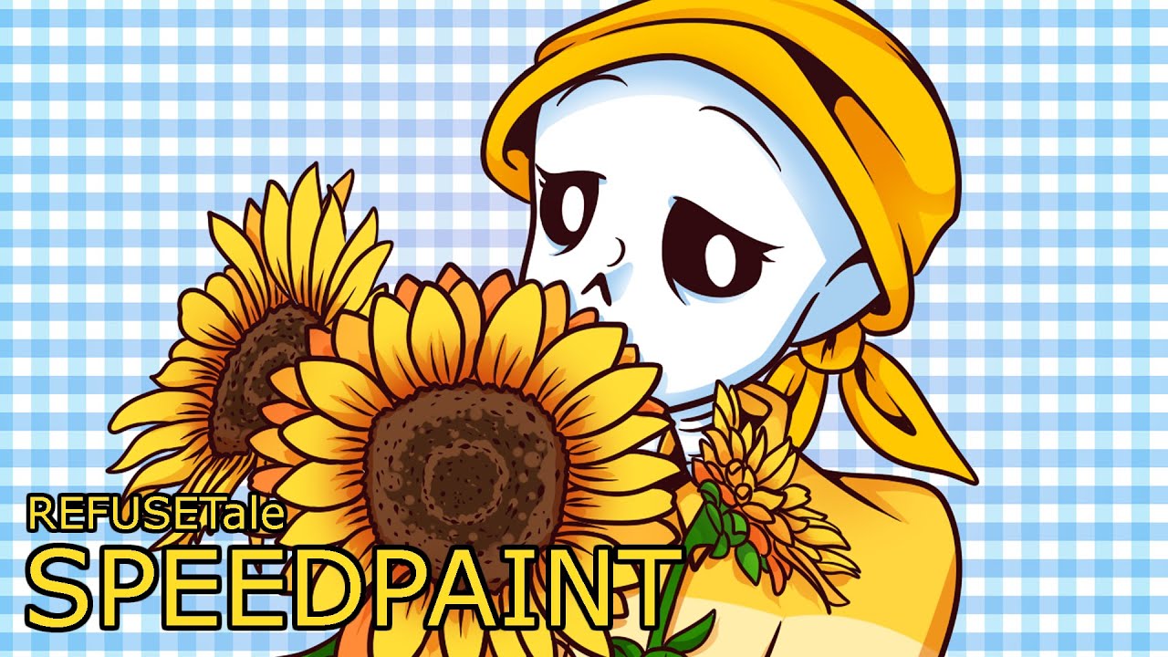 SUNFLOWERS【UNDERTALE AU REFUSETALE SPEEDPAINT】 - YouTube
