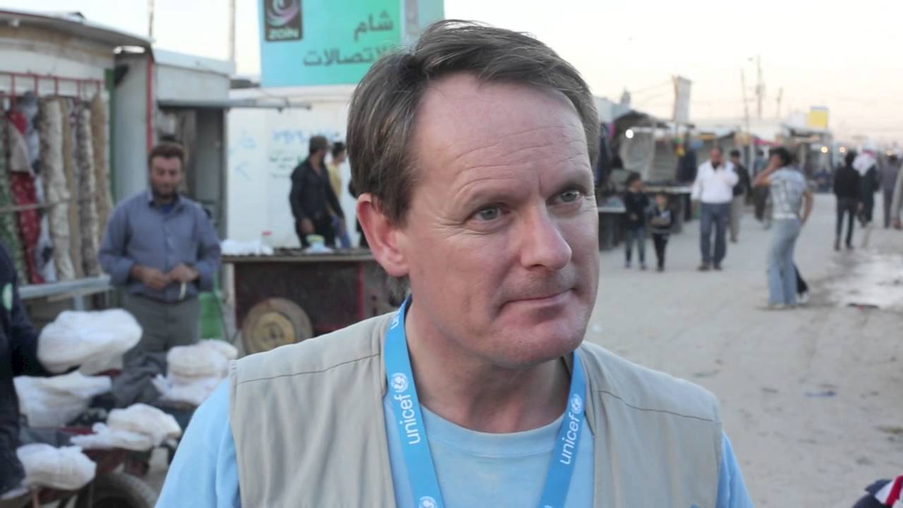 UNICEF Ireland Executive Director, Peter Power speaks from Za'atari ...