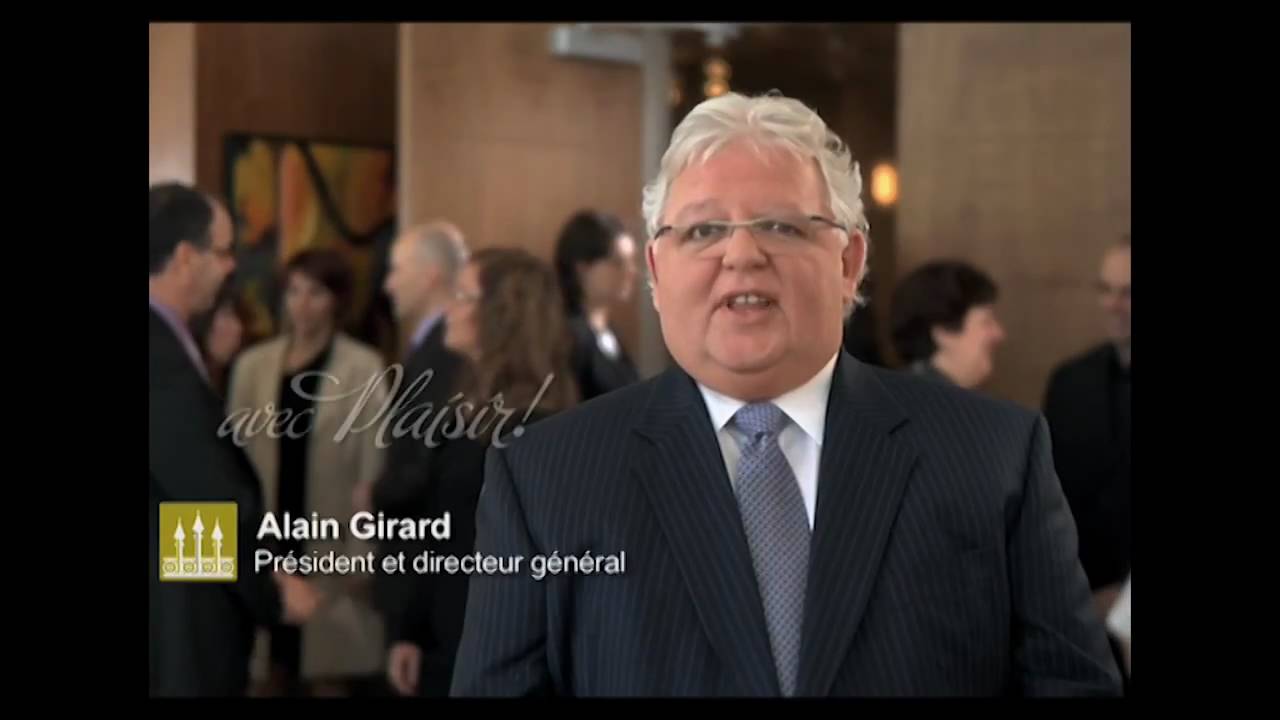 Publicité avec Alain Girard de l'Hôtel Château Laurier Québec - YouTube