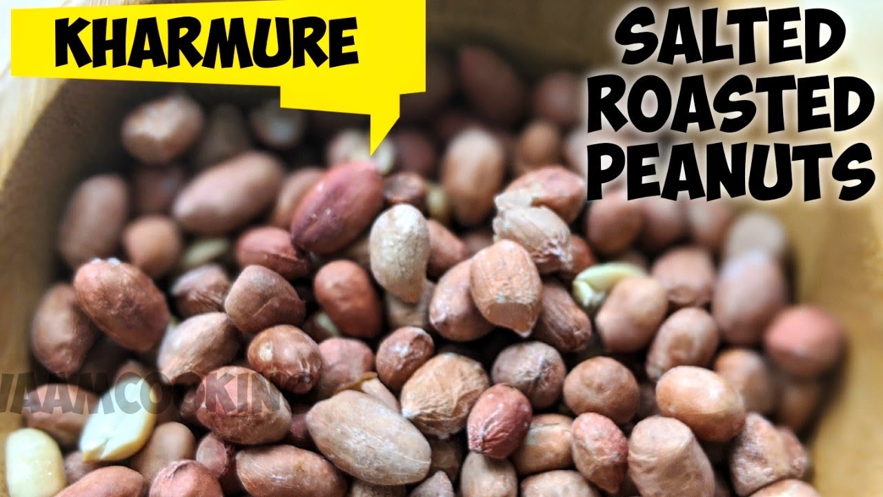 Salted roasted peanuts recipe|Khare Kharmure recipe|easy and simple ...