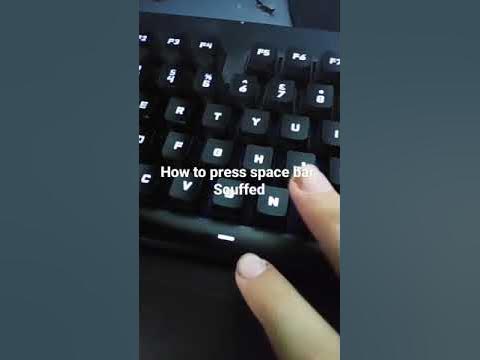 how to press space bar - YouTube
