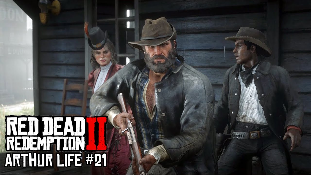 Robbing the Valentine Bank | Daily Life of Arthur Morgan #21 - YouTube