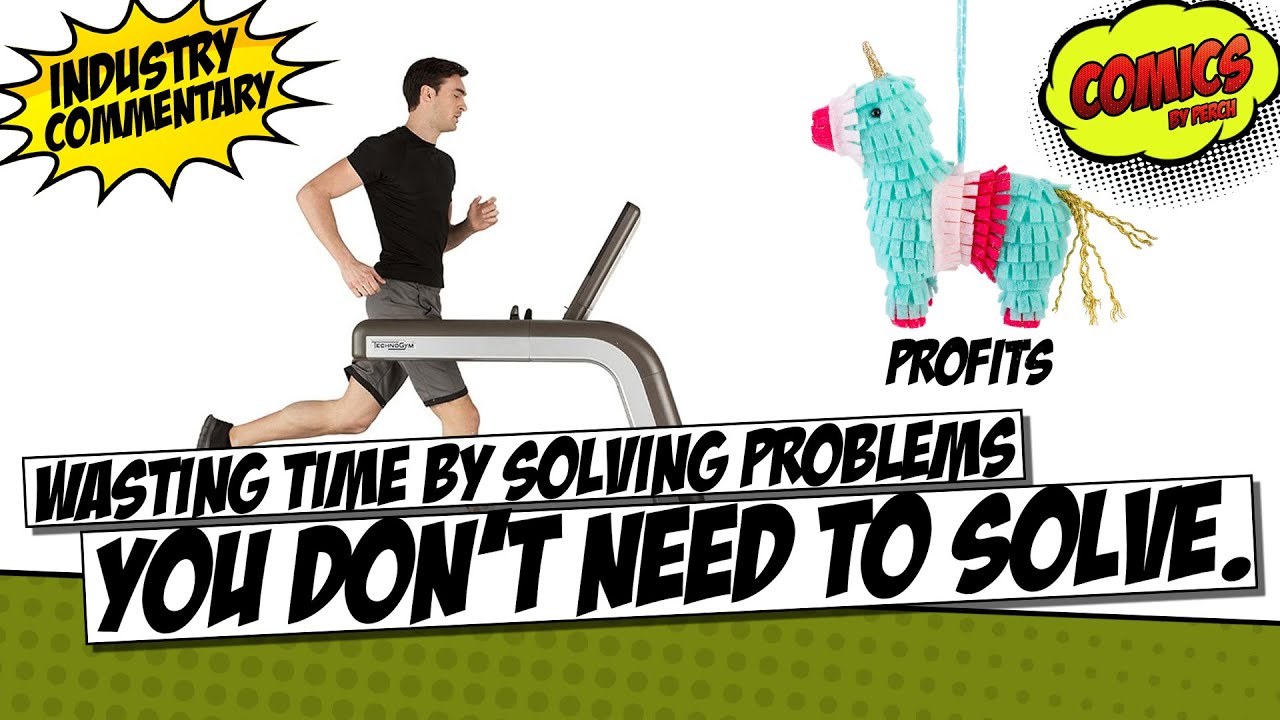 Wasting time in comics by solving problems that you don't need to solve ...