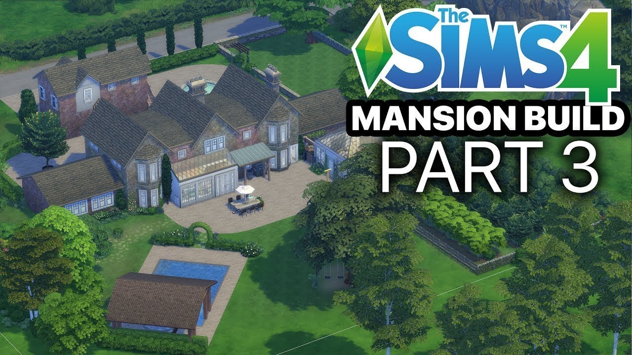 The Sims 4 - MANSION BUILD - Part 3 (Kitchen) - YouTube
