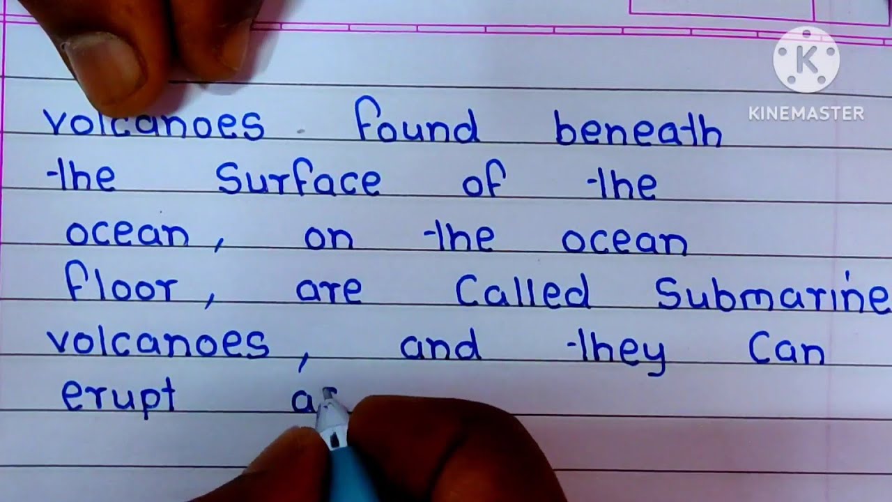 The Volcanoes, English Writing - YouTube