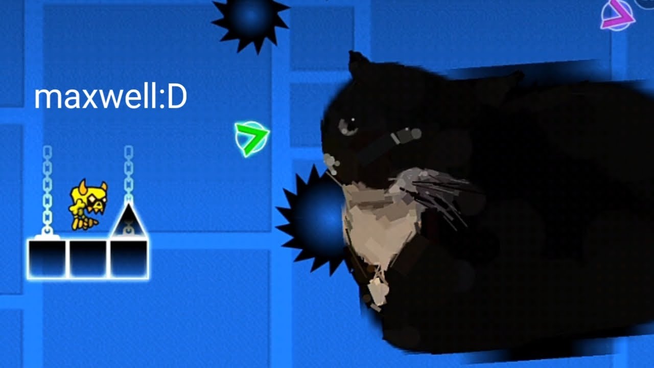 Maxwell The Cat [Geometry Dash] - YouTube