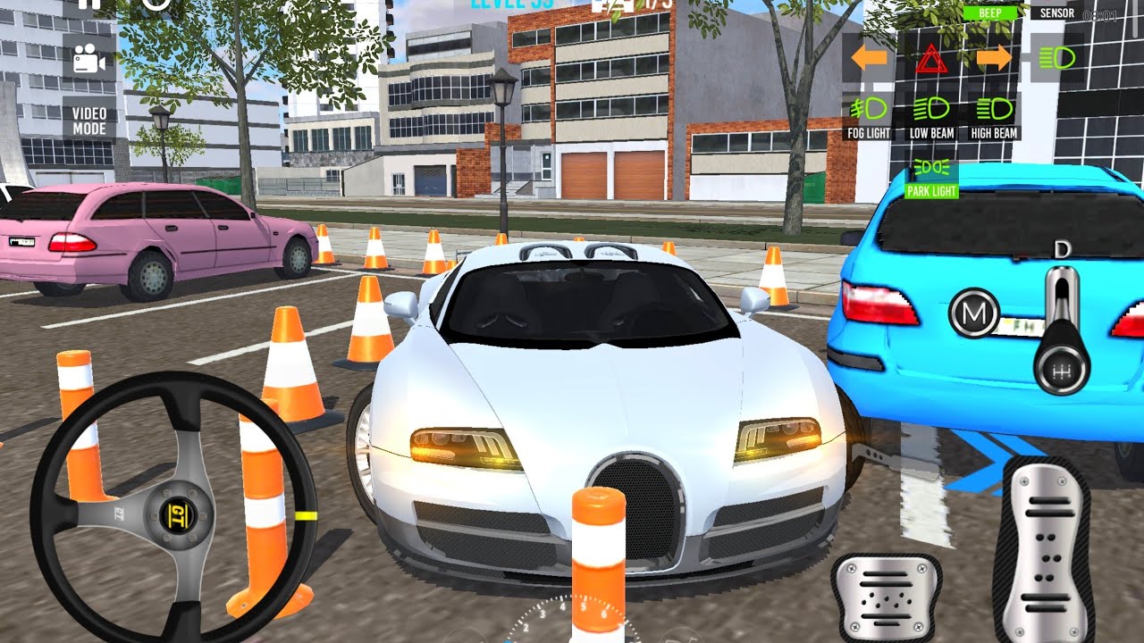 Car Simulator 3D - Bugatti Chiron City Parking Simulation Game - Car ...