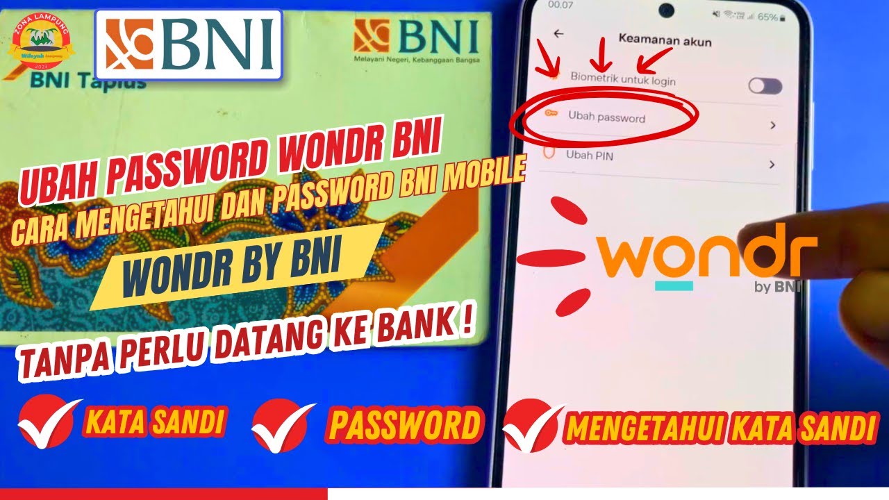 Cara Ubah Password Wondr BNI - YouTube