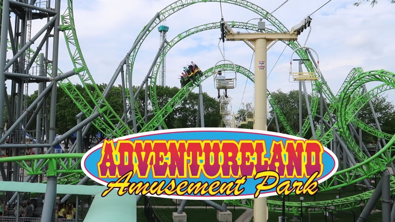 Disney-Inspired Amusement Park in Iowa! | Adventureland Vlog May 2021 ...