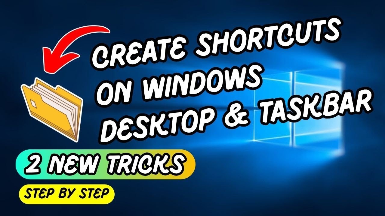 Windows Desktop और Taskbar पर कोई भी Data Folder का Shortcut कैसे बनाएँ ...