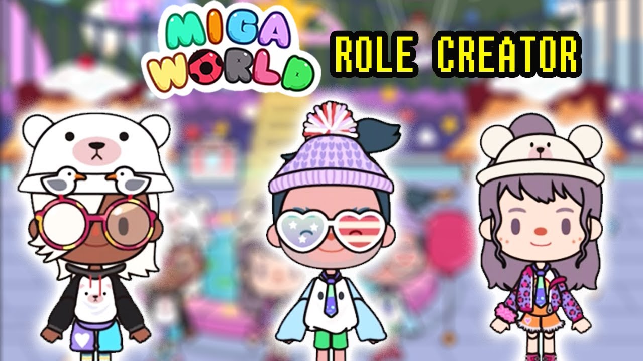 Miga Town: My World - NEW UPDATE ROLE CREATOR COSTUME !! - YouTube