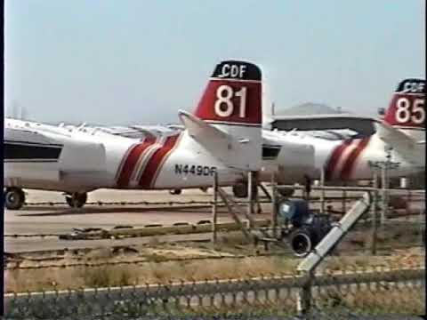 Hollister Air Attack Base - CDF S-2 'Turbo Tracker Tanker 81' Fire ...