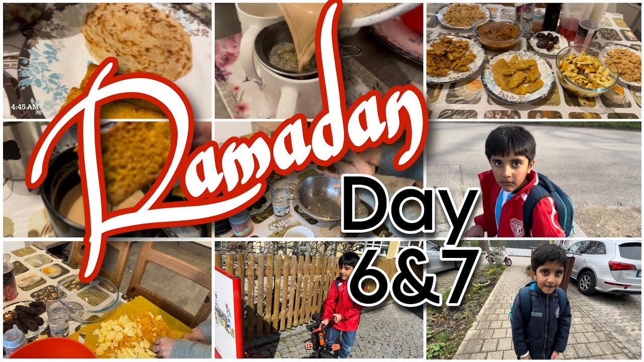 Ramadan 2023🌙in Germany🇩🇪||Our full day Routine| Saher to aftaar| Aftar ...