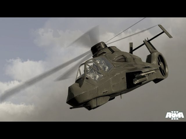 Futuristic Helicopter Gunship