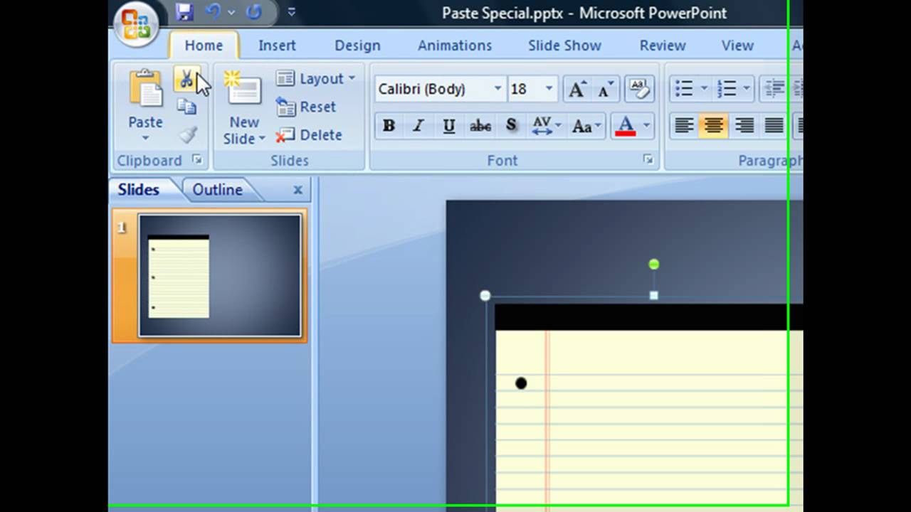 Turn Drawn Shapes into Pictures with PowerPoint's Paste Special - YouTube