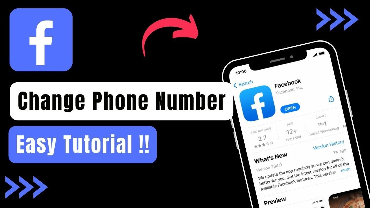 How To Change Phone Number On Facebook ! - YouTube