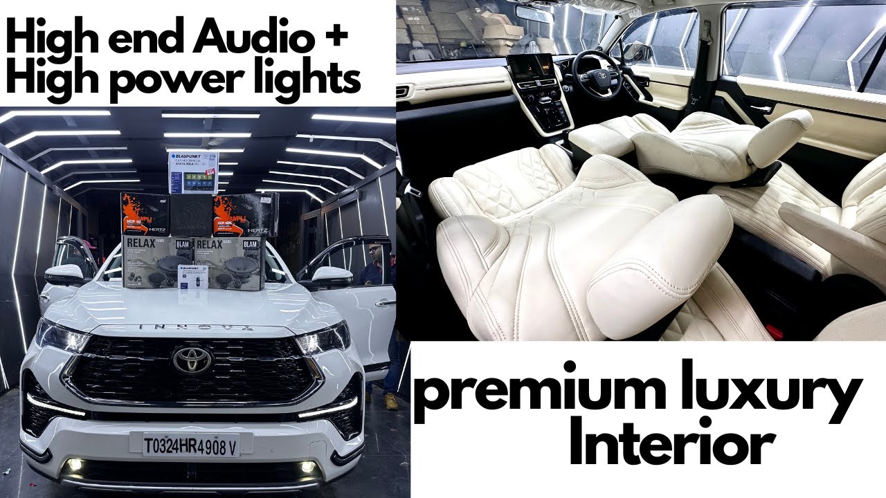 Ultra Premium Interior + Heavy Audio 🔊| Toyota Innova Hycross 2024 ...