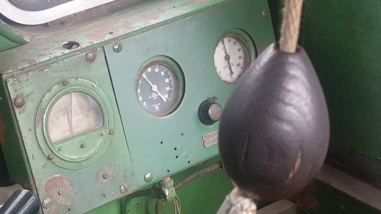 Inside the cab of an Alco RS3 - YouTube