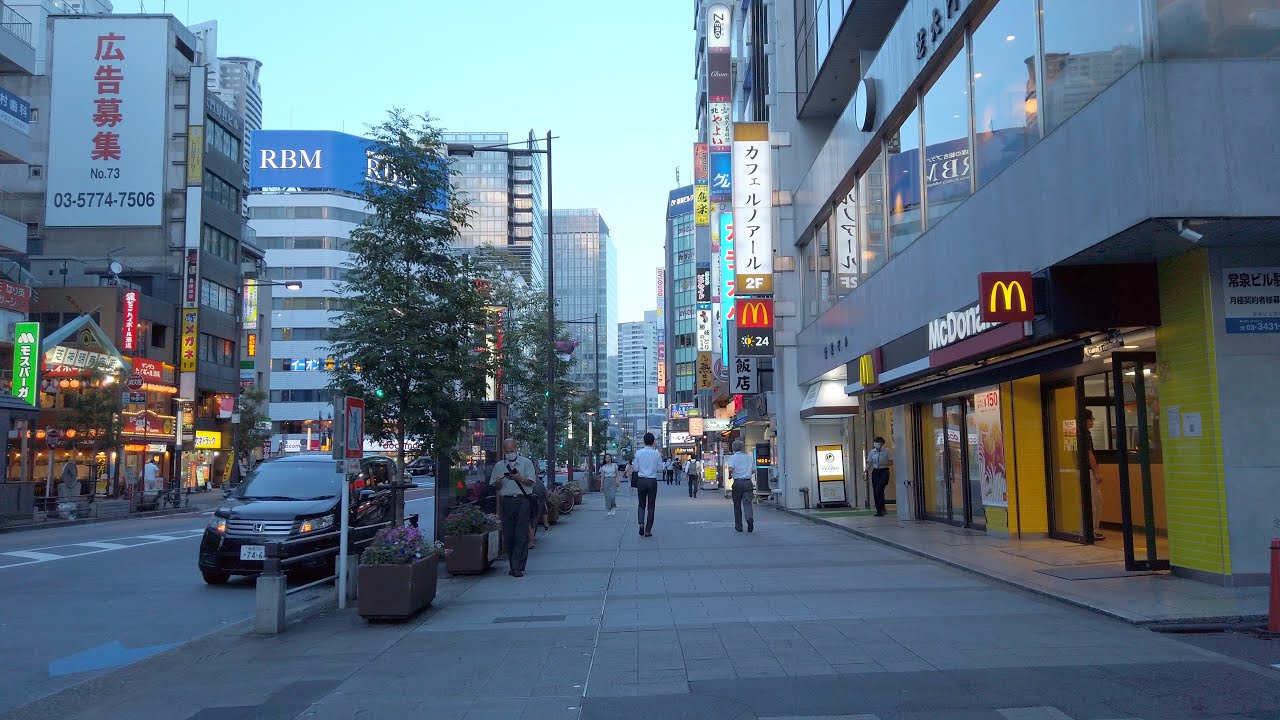 【4K】Walk around Tokyo Hamamatsucho / Daimon in August 2020 - YouTube