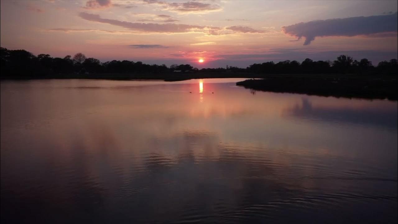 Zonsondergang Sunset Waterbuffer Dakhorst Wierden Ypelo - DJI Mini 2 - YouTube