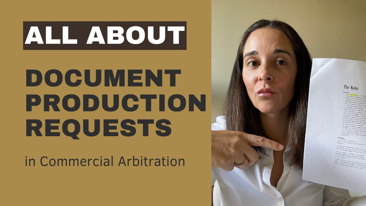📂 Document Production in International Arbitration | What Every ...