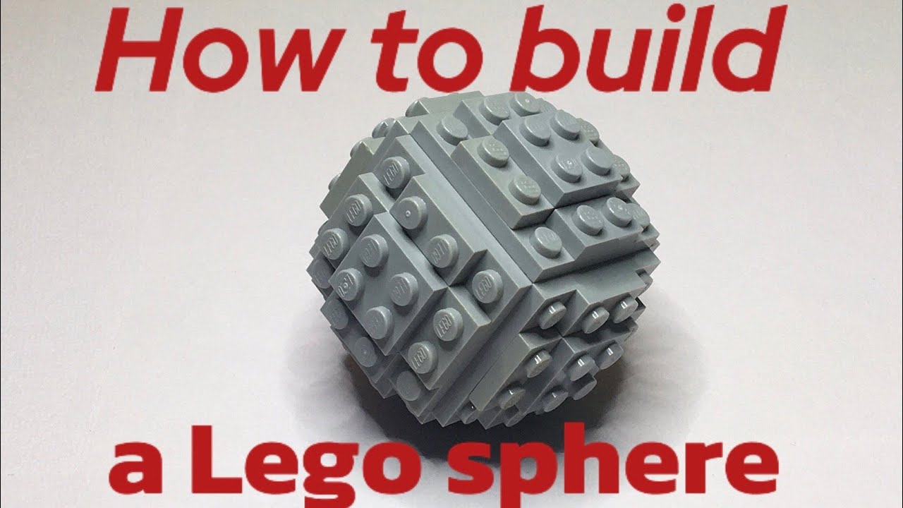 how to build a simple Lego sphere - YouTube