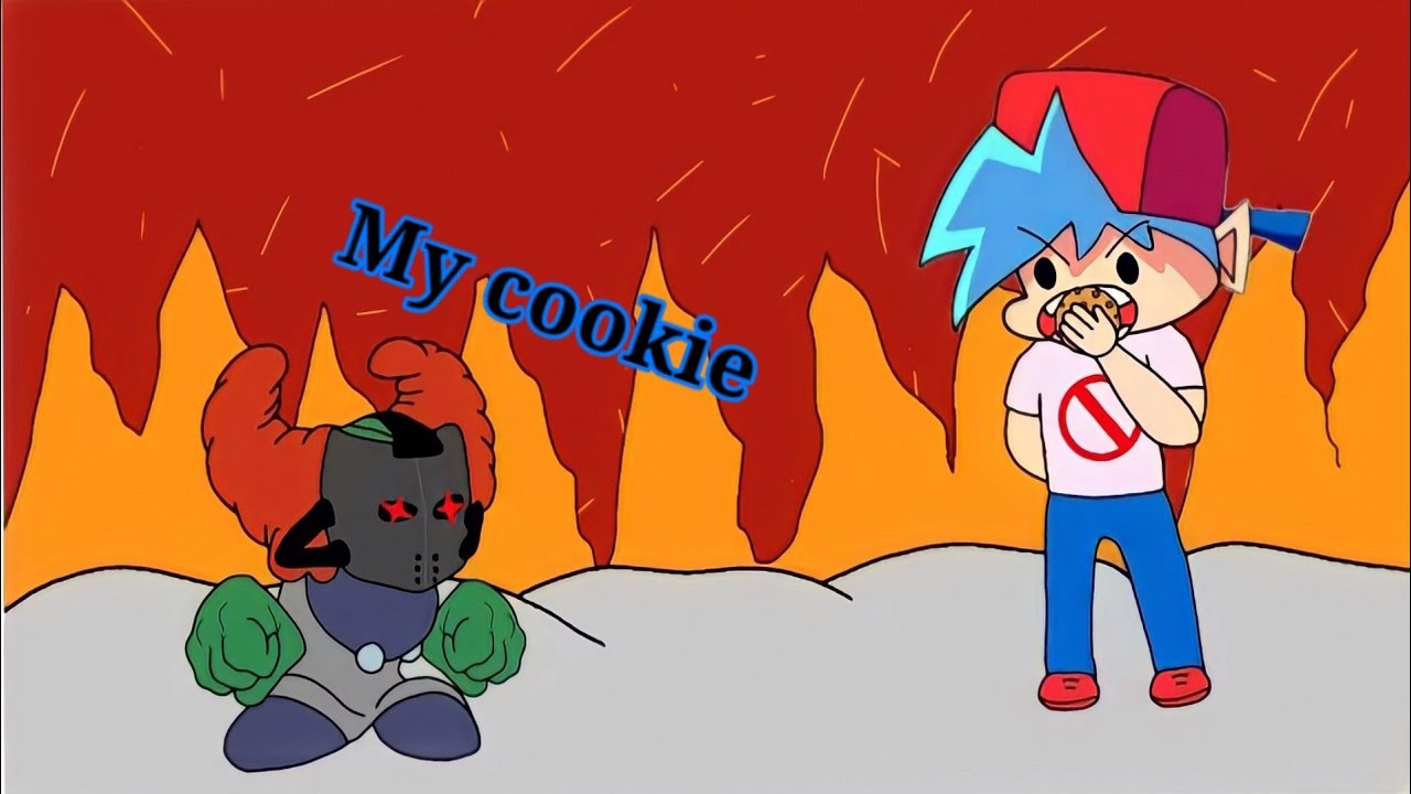 Boyfriend eat COOKIE of Tiky | Fnf Animation - YouTube