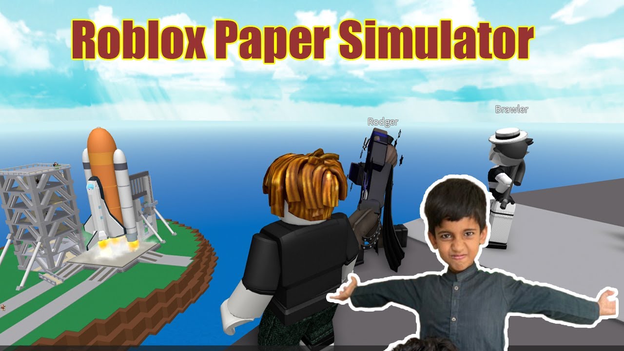 Roblox Paper Simulator GamePlay Video | Anas Safeer Gamerz - YouTube
