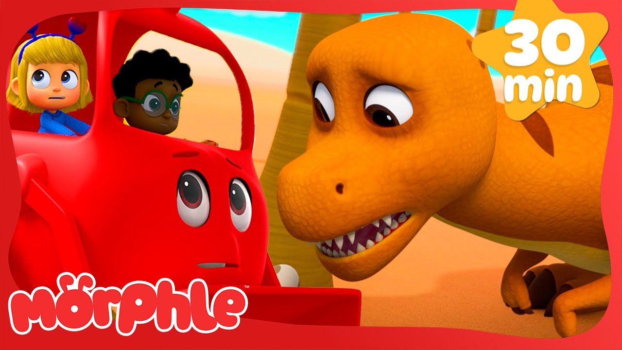 T-Rex Time Trouble! ⏳🦖 | Morphle 3D | Monster Cartoon for Kids - YouTube