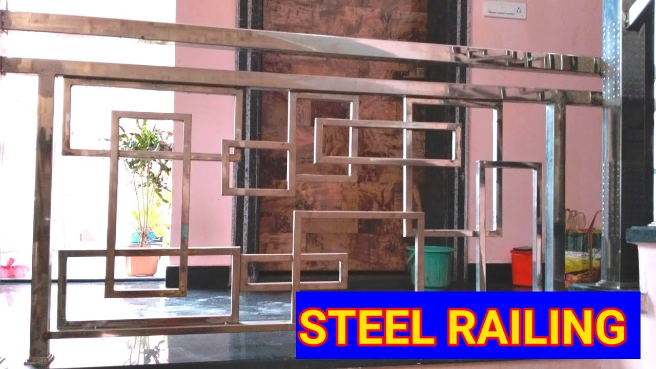 balcony ss railing design || square pipe railing || Railing design ...