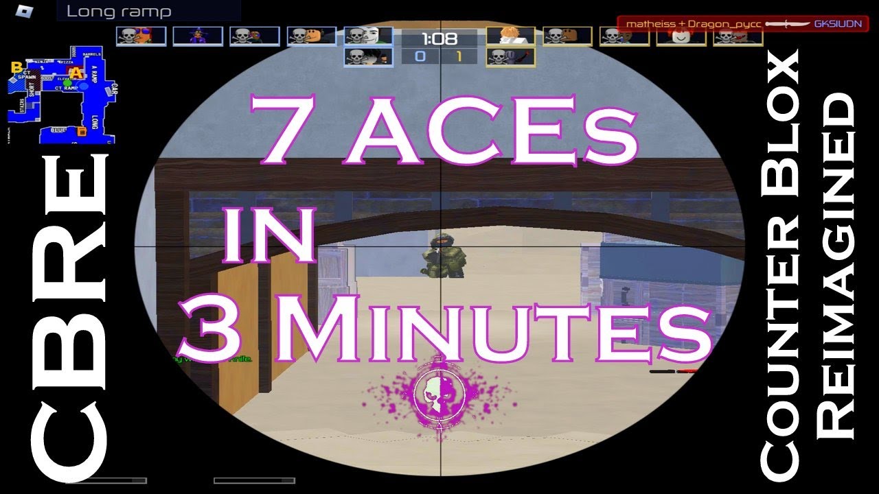 7 ACEs in 3 minutes CBRe Roblox Counter Blox Reimagined - YouTube
