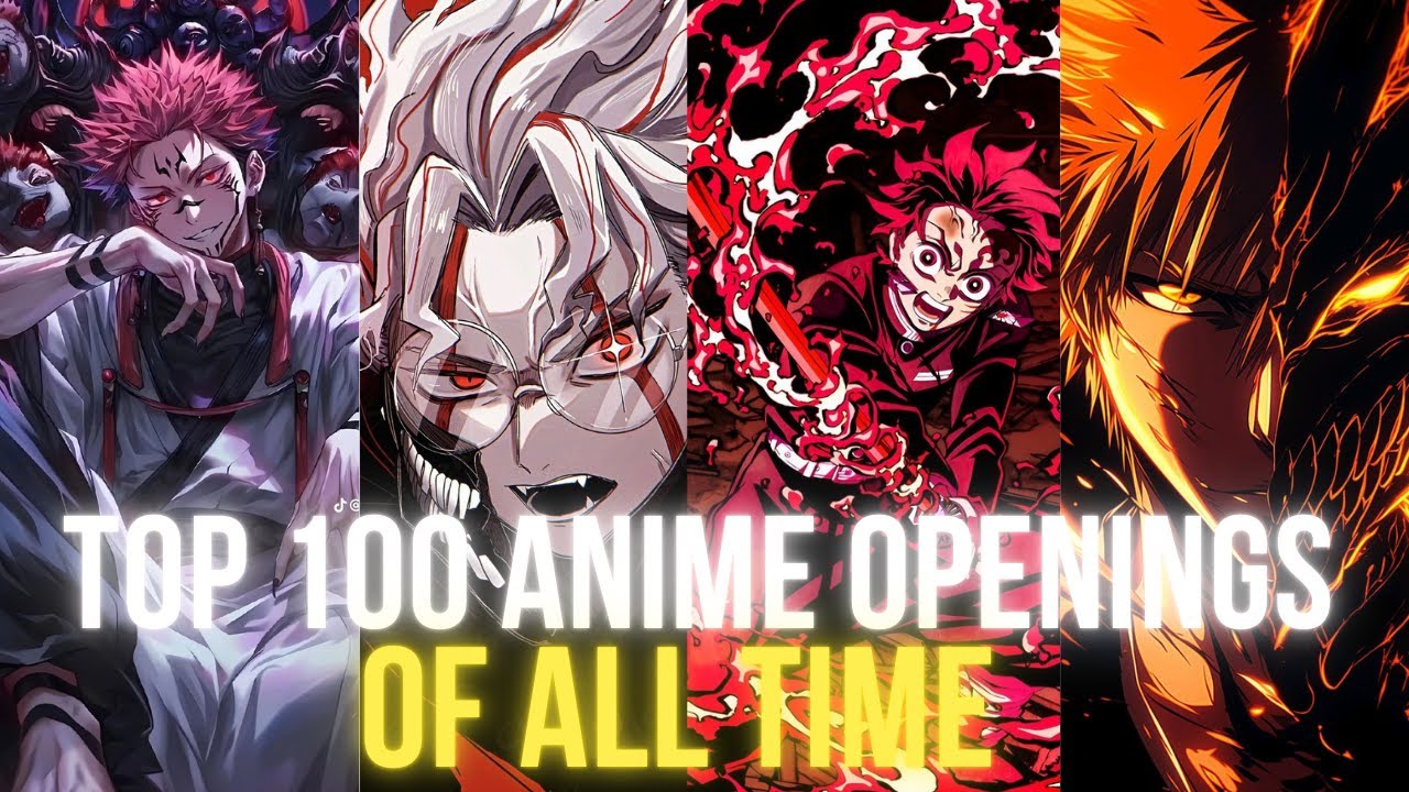 My Top 100 Anime Openings of All Time - YouTube