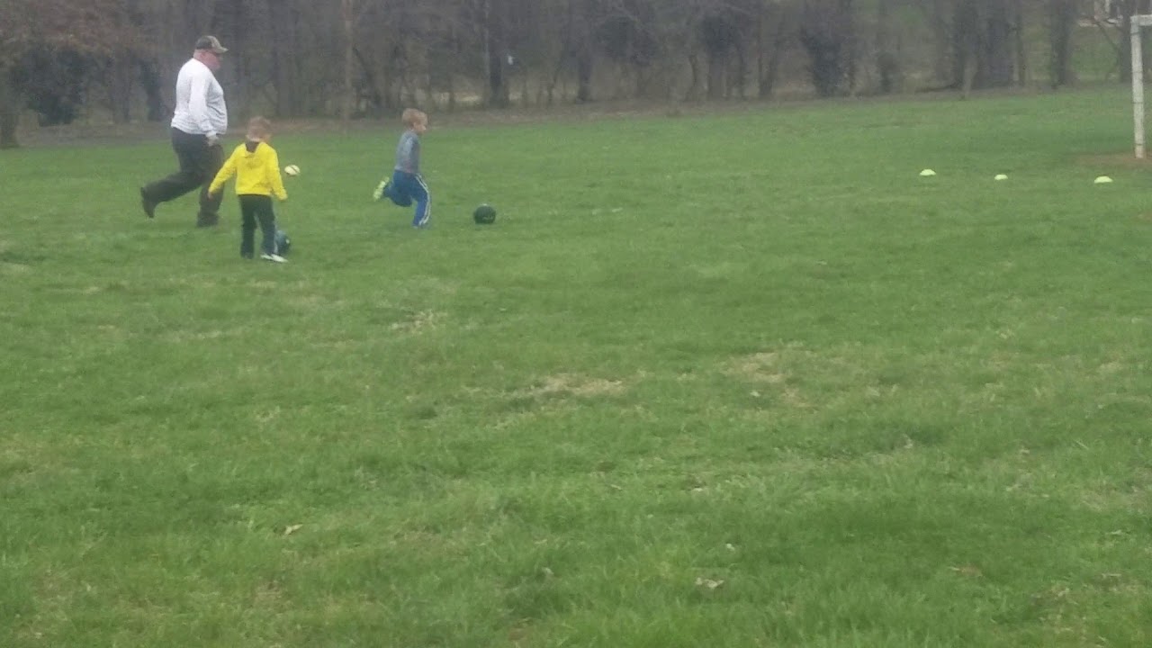 Cole Rainey 1st day of Soccer - YouTube