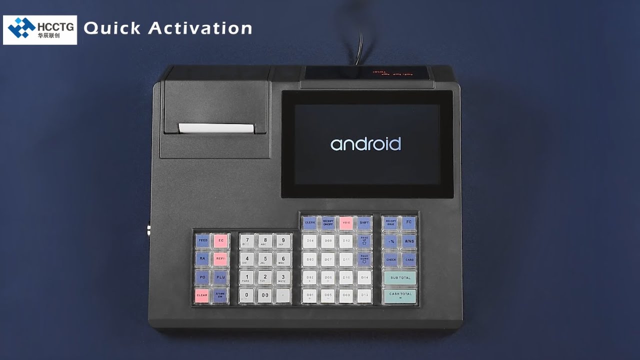 48-Key Keyboard #ECR All In One #POS Terminal | HCC-A1170 - YouTube