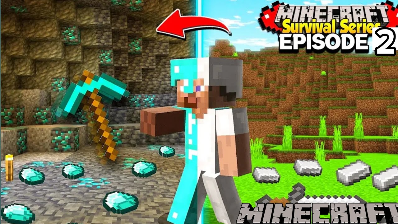 Go to daimond armor in MINECRAFT GAMPLAY #2 - YouTube