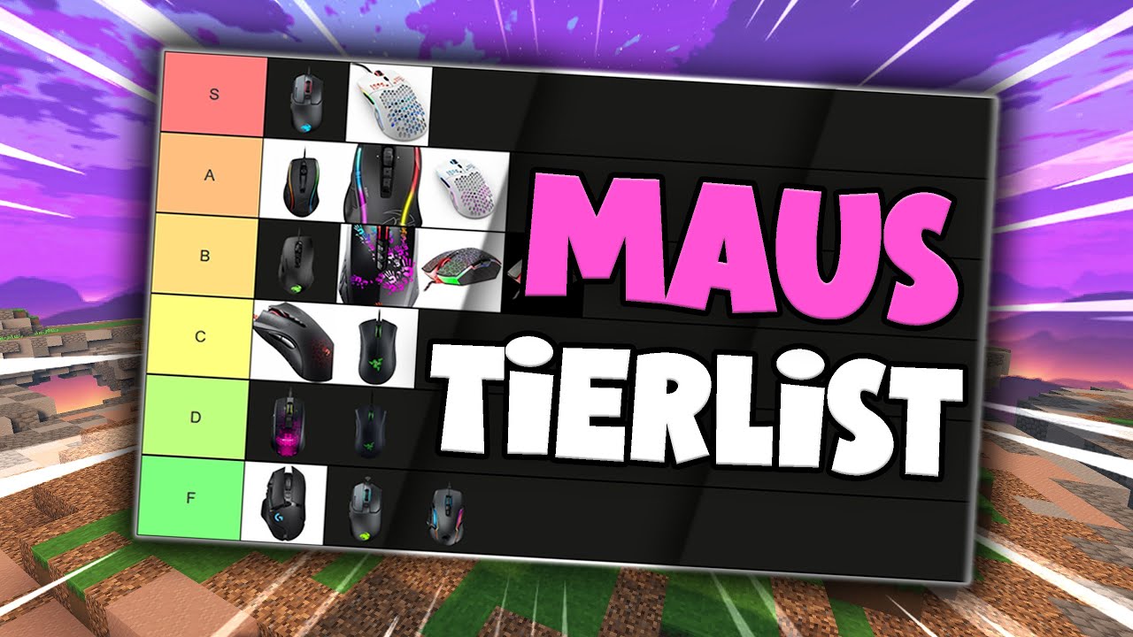 Minecraft Maus Tierlist - YouTube