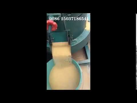 small millet dehulling machine，millet peeling machine - YouTube