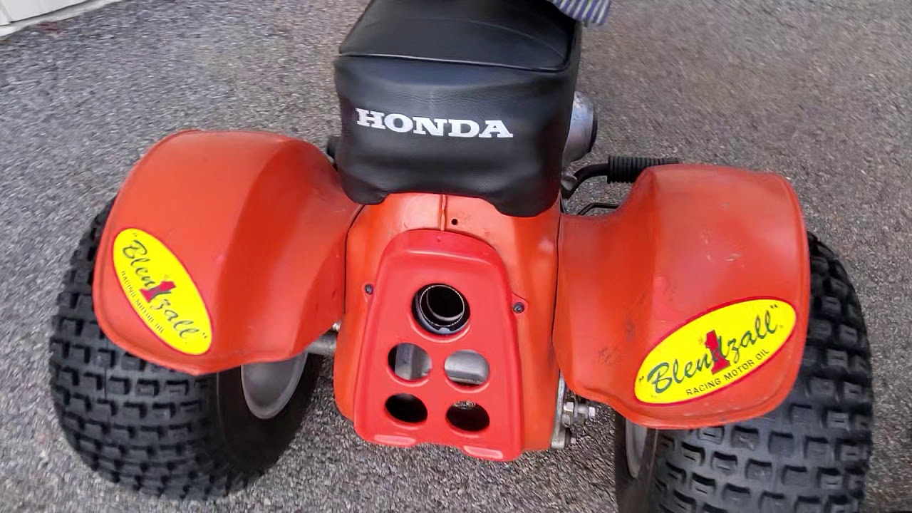 1973 ATC-70 Spanglers full exhaust - YouTube