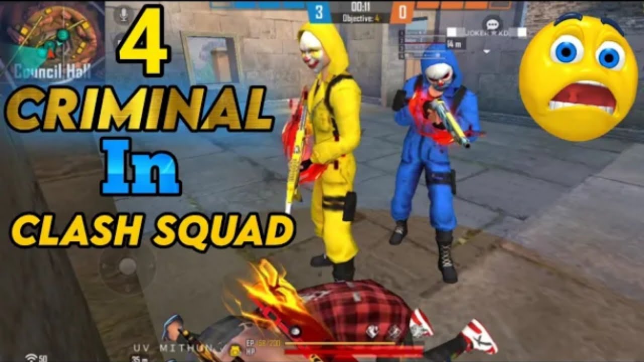 BLUE CRIMINAL IN MY GAME ||JATIN FF|| FREE FIRE OFFICIAL - YouTube