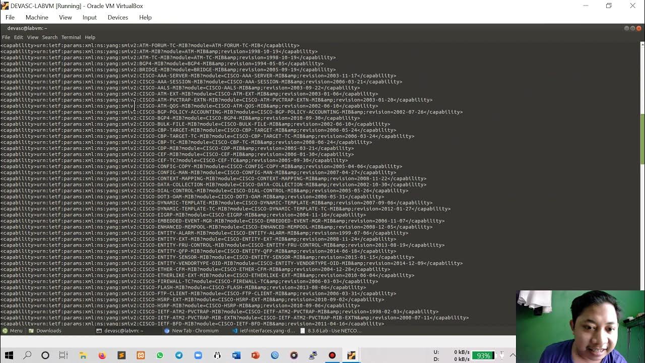 8.3.6 Lab - Use NETCONF to Access an IOS XE Device | Cisco DevNet - YouTube