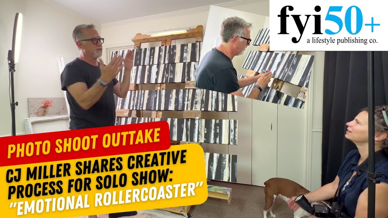 CJ Miller Shares Creative Process on "Awe" a painting in his solo show ...