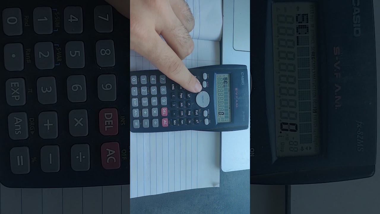 How To Use NCr Function On Casio Fx 82MS Calculator YouTube