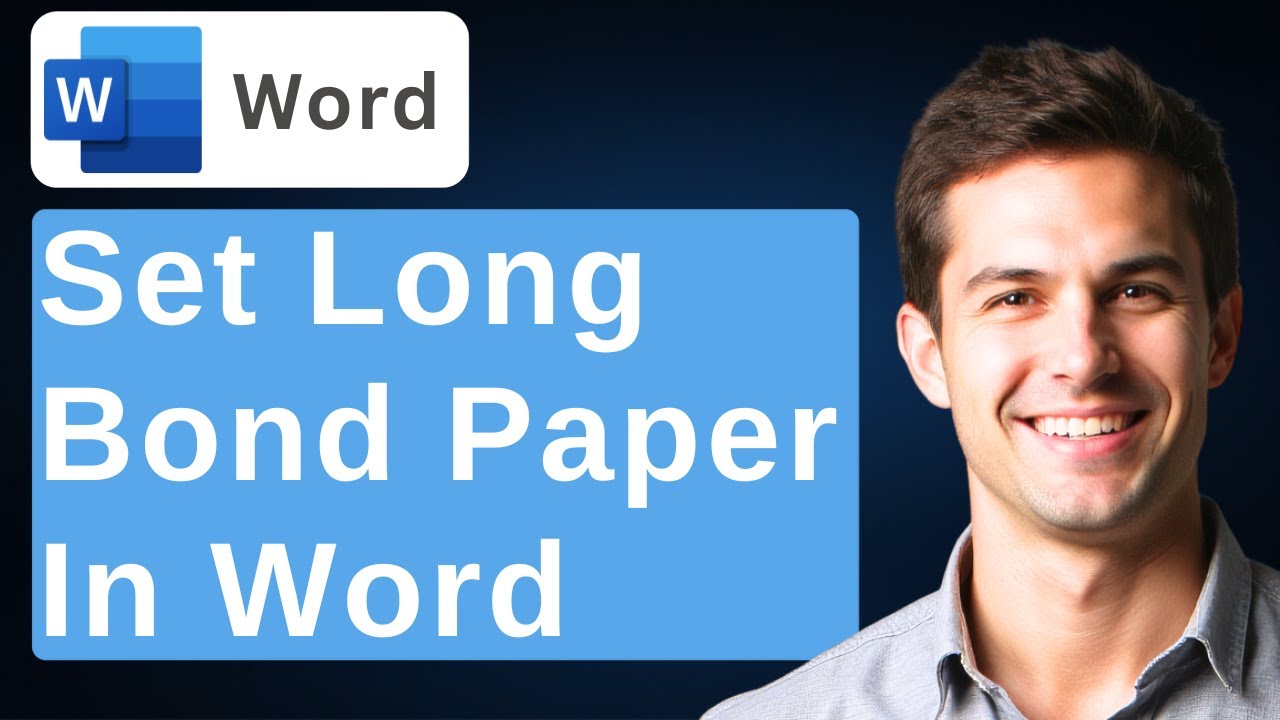 How To Long Bond Paper In Microsoft Word Long Paper MS Word Print ...