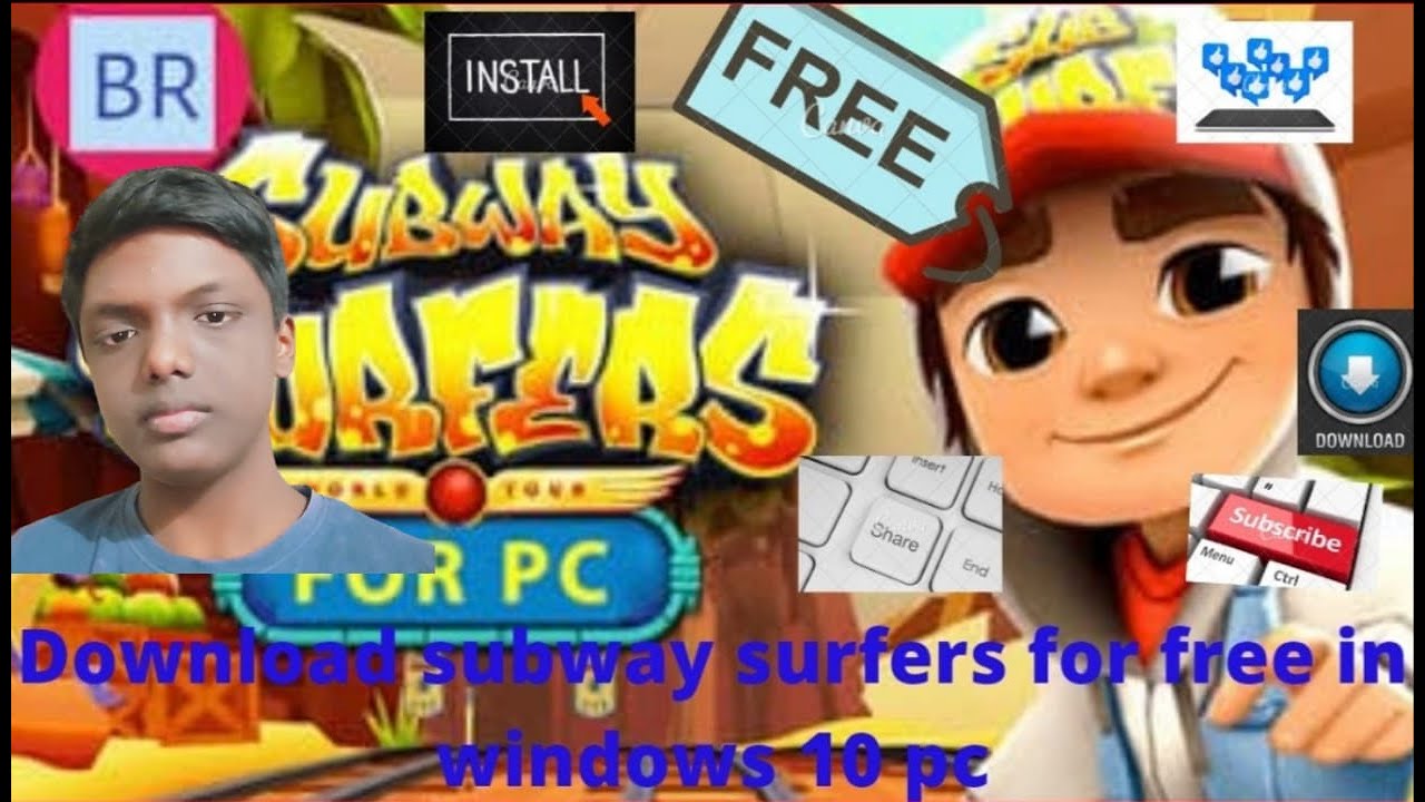 how to download and install the subway surfers in windows 10 - YouTube