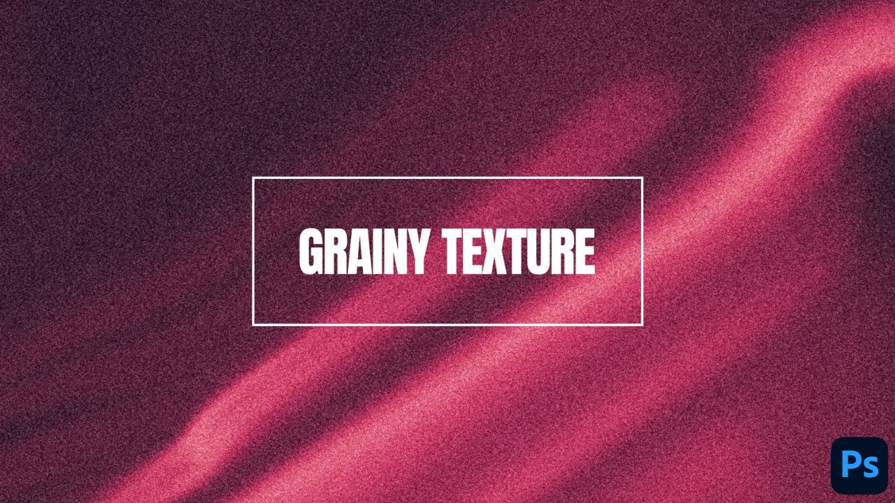 How to Create Grainy Texture In Adobe Photoshop with Subtitle | visual ...