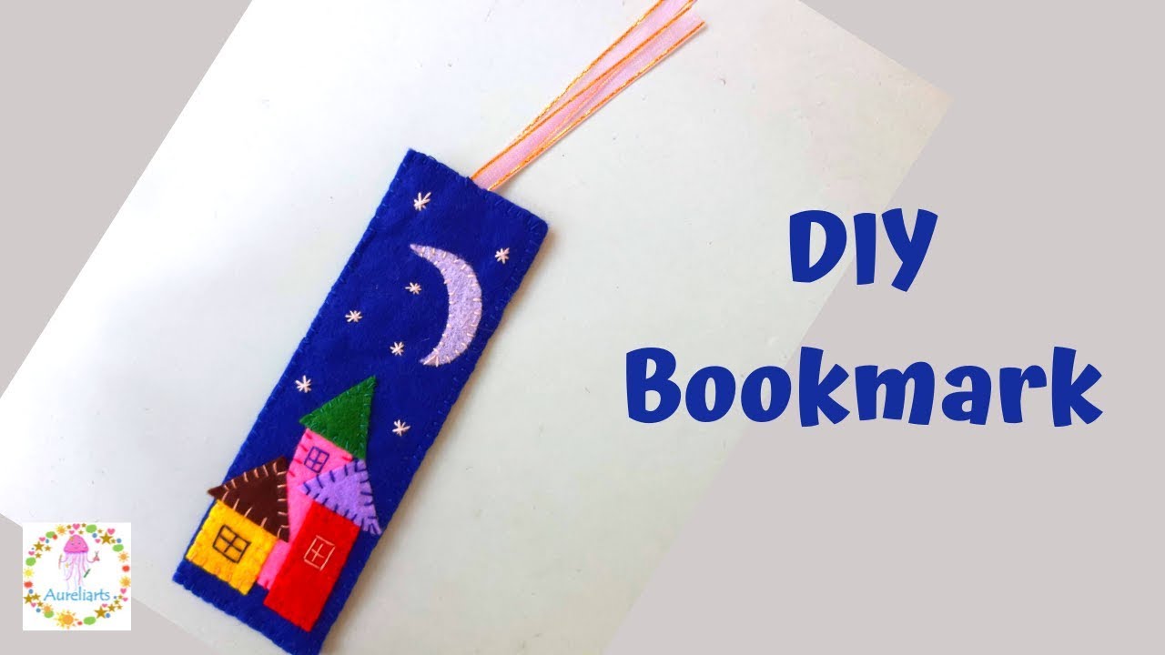DIY An Easy Bookmark | Felt Bookmark | Easy Craft - YouTube