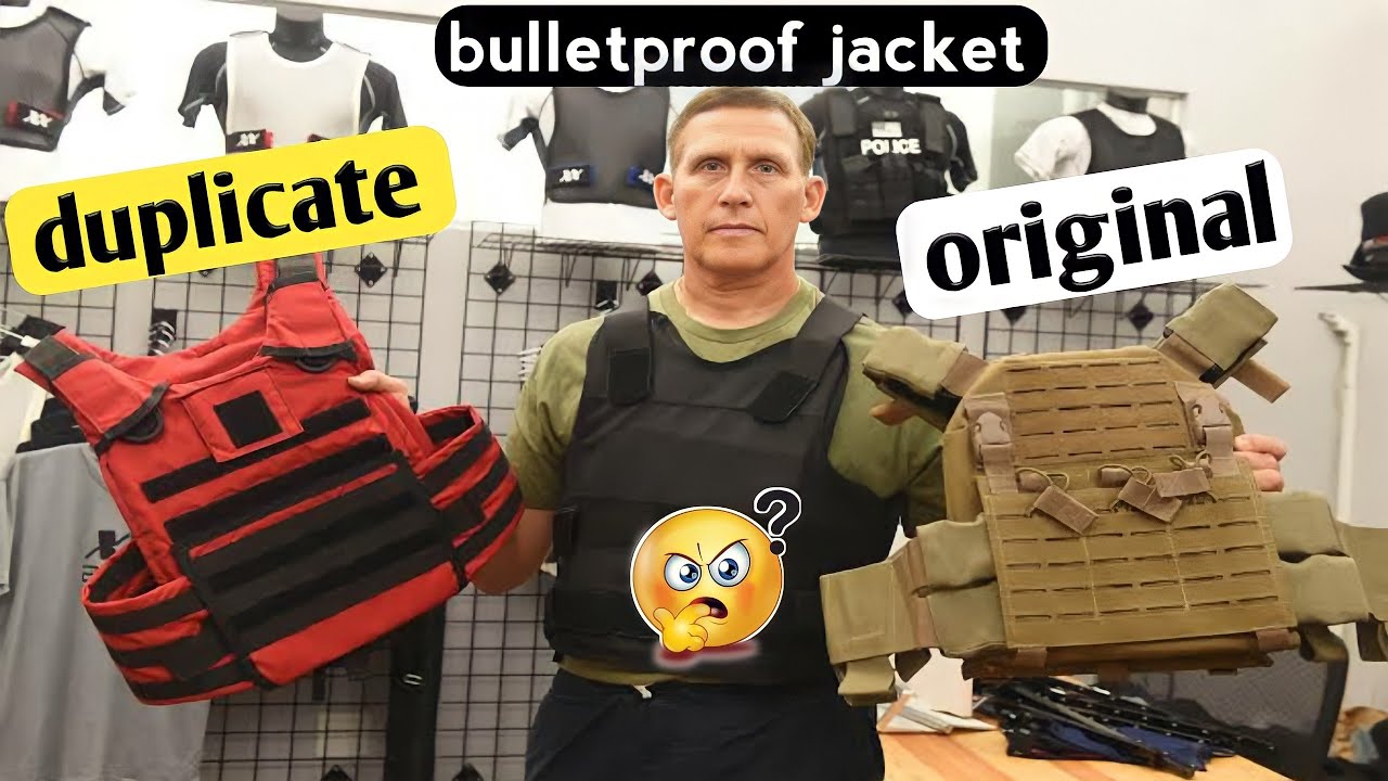 Fake Vs Real Bulletproof Jacket Brand's : CHALLENGE * Top 5 Fun Facts ...