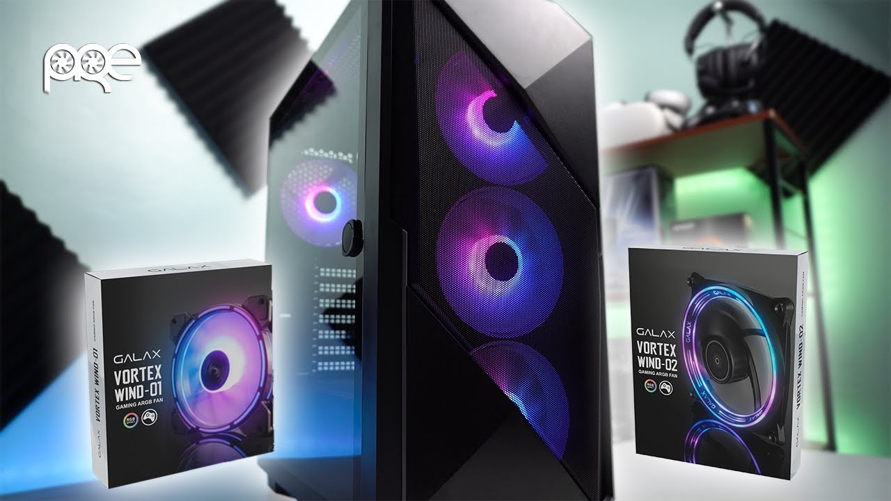 BEST BUDGET CASE? - GALAX Revolution 01 Mid Tower Case and Vortex Wind ...