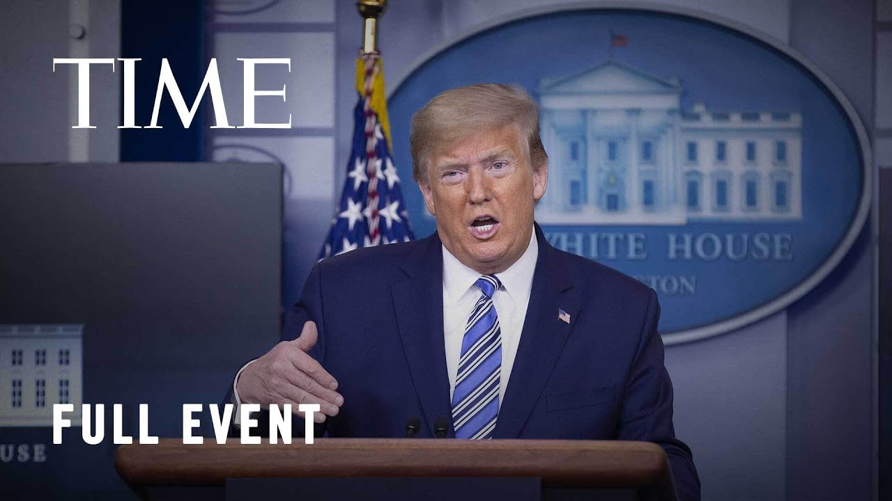 The Coronavirus Task Force Holds A Press Briefing From The White House ...