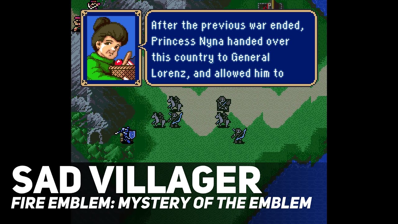 Fire Emblem: Mystery of the Emblem - Sad Villager | Orchestral Cover ...